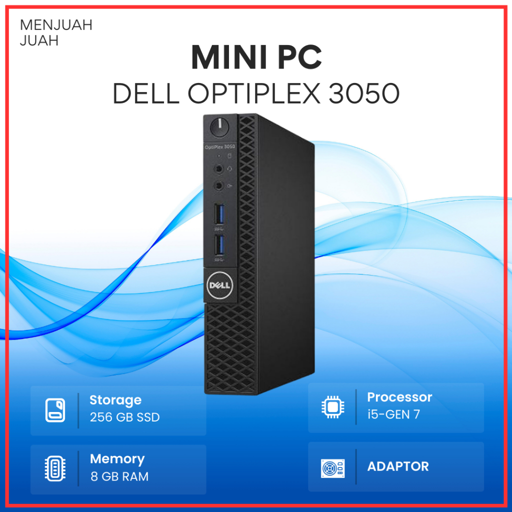 Jual Komputer mini pc dell optiplex 3050 I5 gen 7 ram 8 ssd 256gb super ...