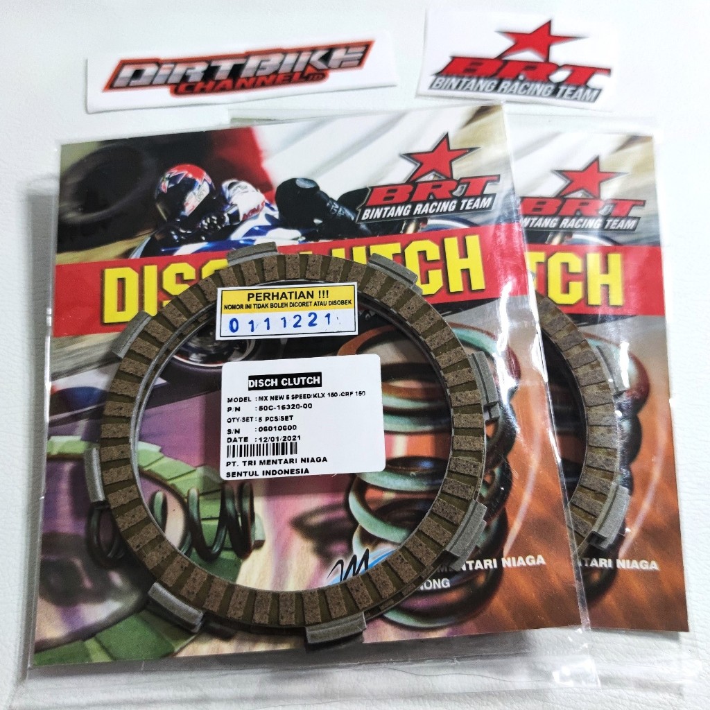 Jual Kampas Kopling BRT KLX 150 Dtracker 150 KLX 140 | Shopee Indonesia