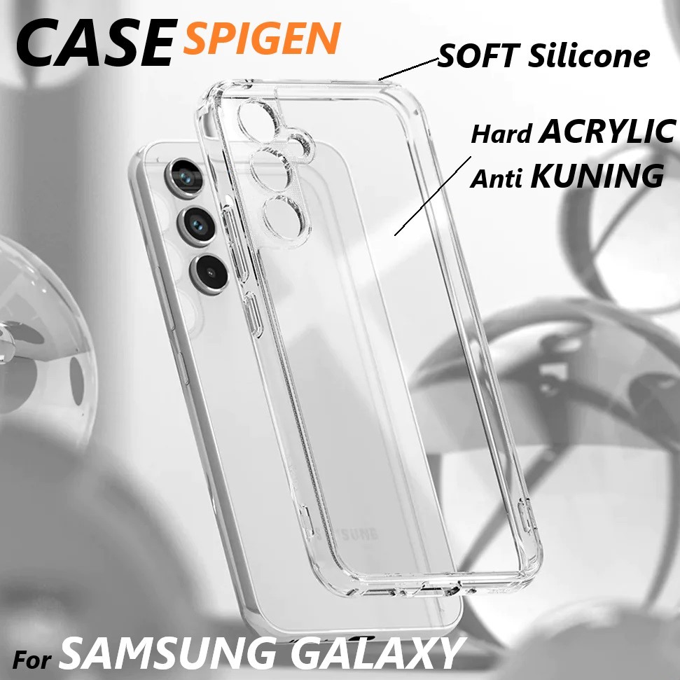 Jual S-PIGEN! CLEAR CASE SAMSUNG A24 A23 A14 A13 A73 A54 A53 A52 A52s A32 4G Case CLEAR Drop ...