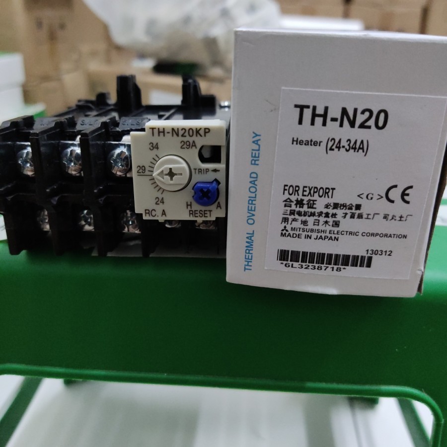 Jual Thermal Overload Relay TOR Mitsubishi THN20 TH-N20 THN 20 | Shopee ...