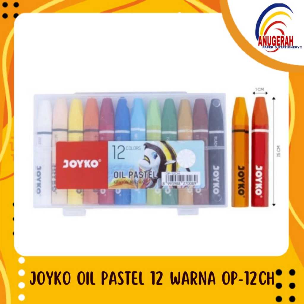 Jual OIL PASTEL / CRAYON JOYKO OP-12CH (PCS) | Shopee Indonesia