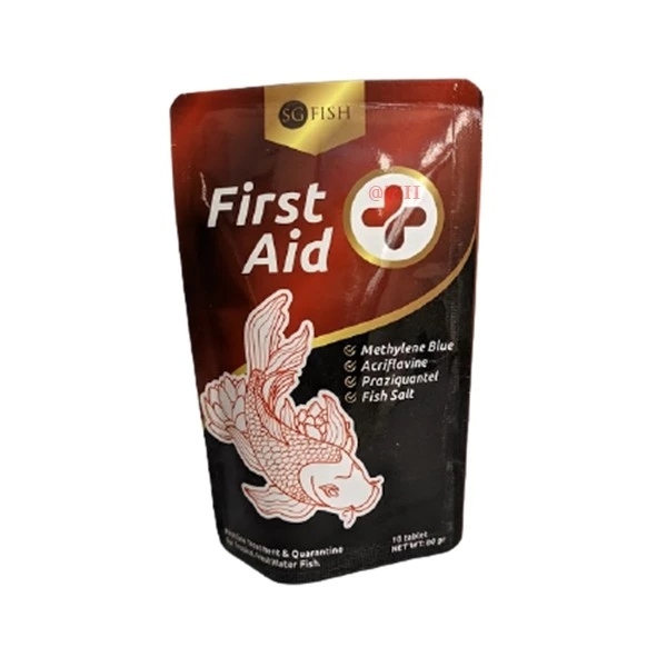 Jual SG FISH - FIRST AID PLUS OBAT IKAN 10 tablet 80 gram | Shopee ...