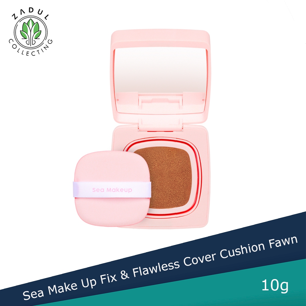 Jual Sea Make Up Fix and Flawless Cover Cushion Fawn 10g | Shopee Indonesia