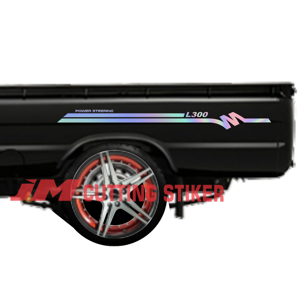 Jual Stiker list bak mobil l300 stiker striping body mobil pick up l300 ...