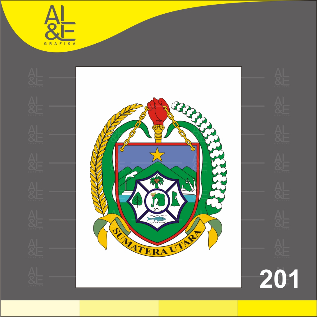 Jual 201 - STIKER LOGO PEMPROV SUMUT - STIKER PREMIUM RITRAMA INDOOR ...