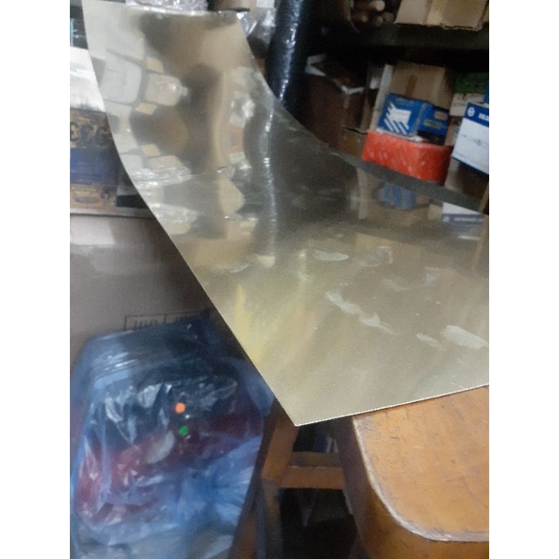 Jual Plat Kuningan 0.5mm x 70mm x 1000mm brass plate | Shopee Indonesia