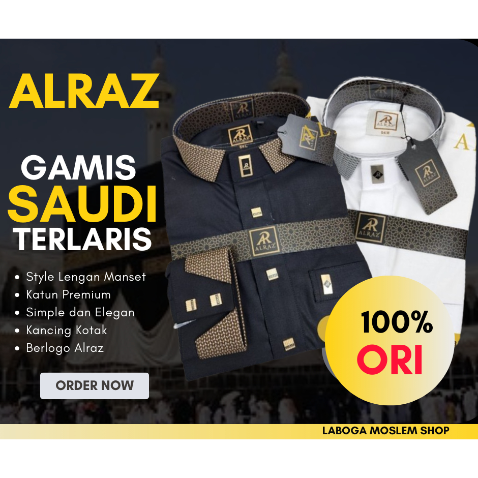 Jual JUBAH ALRAZ ABRIZAM | Baju Jubah Original Jubah Saudi ...