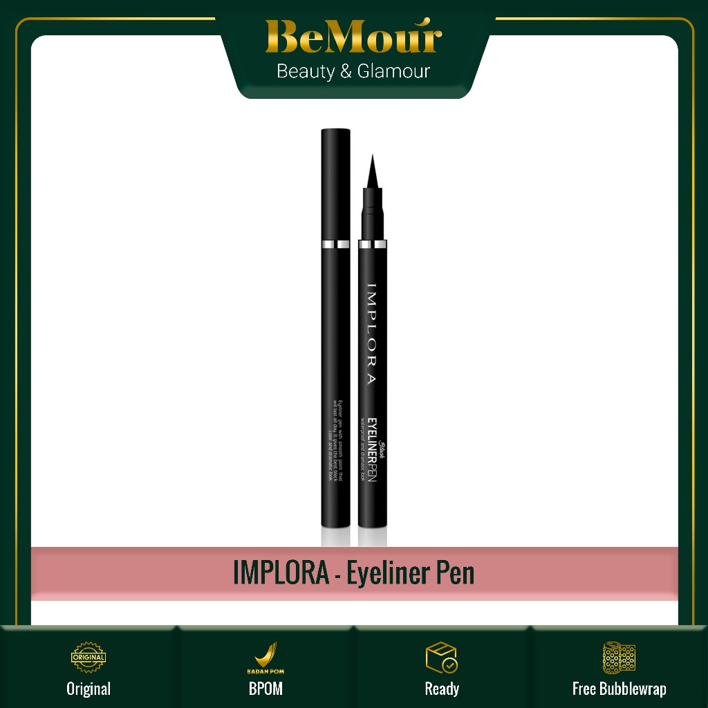 Jual IMPLORA - EYELINER PEN - Eye Liner Pigmented Long-Lasting Tahan ...