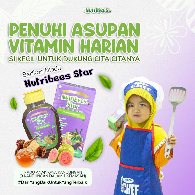 Jual NUTRIBEES STAR - MULTIVITAMIN NUTRISI OTAK ANAK - PENAMBAH ...