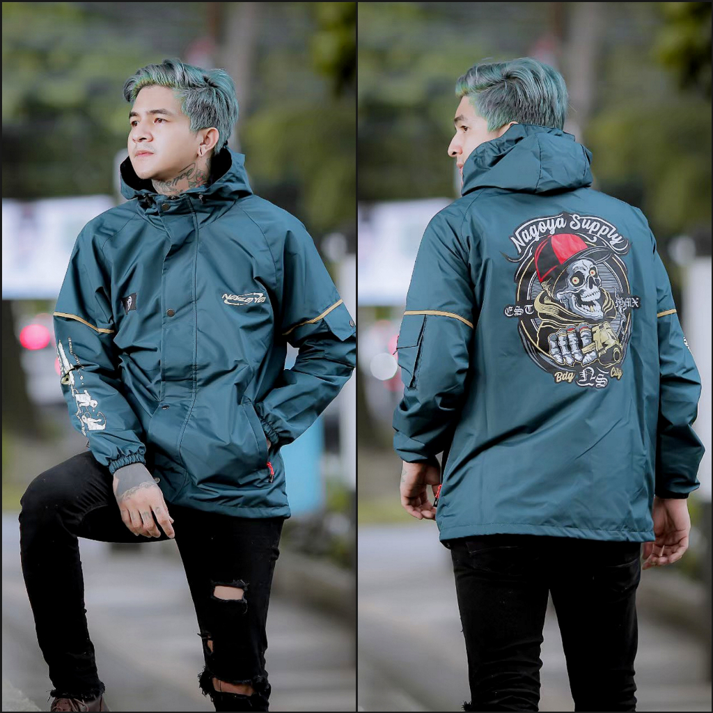 Jual Jaket Casual Nagoya - Jaket Parasut Pria Windbreakers Original ...