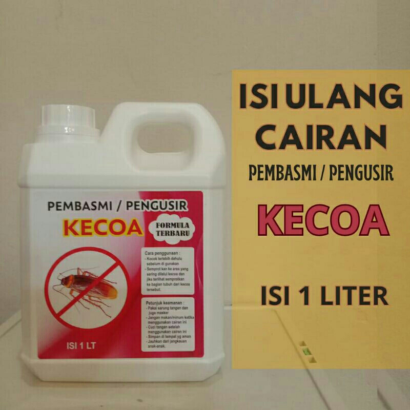 Jual Cairan Pengusir Kecoa / Pembasmi Kecoa / Obat Anti Kecoa Isi 1 ...