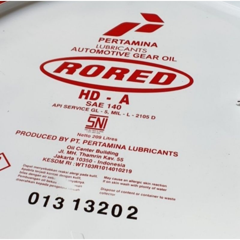 Jual Rored HD-A SAE 140 Isi 209Liter | Shopee Indonesia