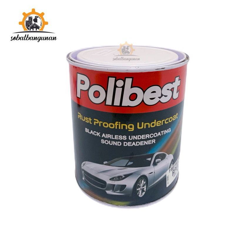 Jual Undercoat Anti Karat Mobil 1 Kg merk POLIBEST / Rust Proofing ...