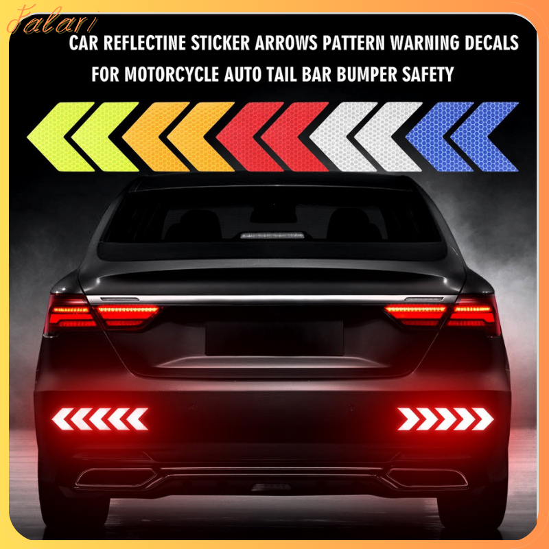 Jual 10PCS Stiker Reflektor Mobil Stiker /Reflector Bumper Sticker ...
