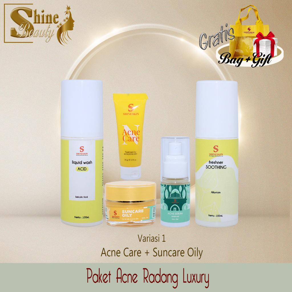 Jual SHINESKIN PAKET ACNE RADANG LUXURY / PAKET SHINESKIN JERAWAT PARAH ... Jual SHINESKIN PAKET ACNE RADANG LUXURY / PAKET SHINESKIN JERAWAT PARAH ...