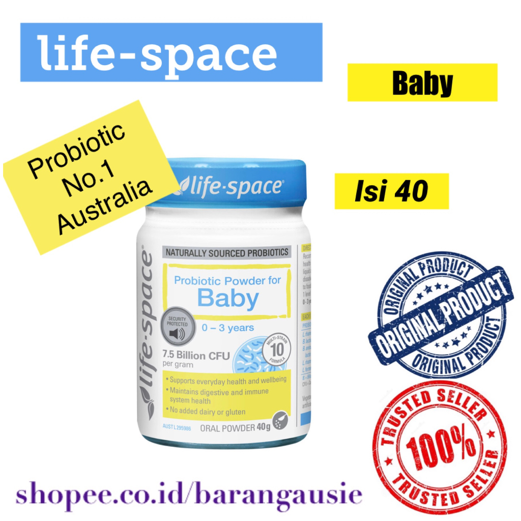 Jual Life-space Lifespace Probiotic Powder For Baby 40g | Shopee Indonesia