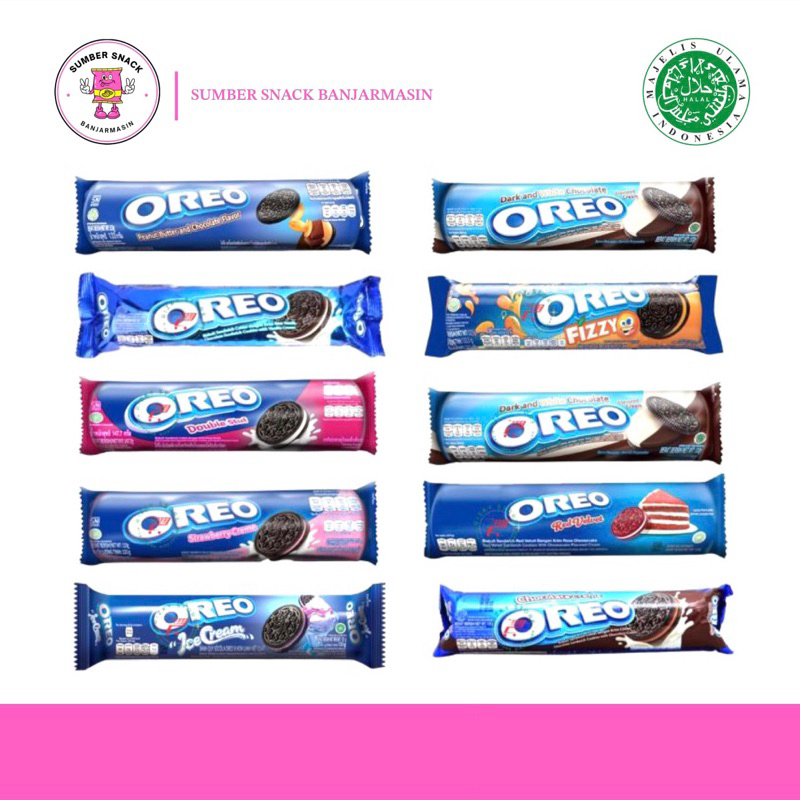 Jual Oreo (8 Varian Rasa) (119,6g) | Shopee Indonesia