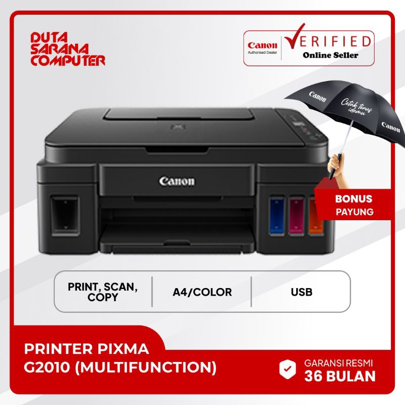 Jual PRINTER CANON PIXMA G2010 G-2010 G 2010 Print Scan Copy A4 MURAH | Shopee Indonesia