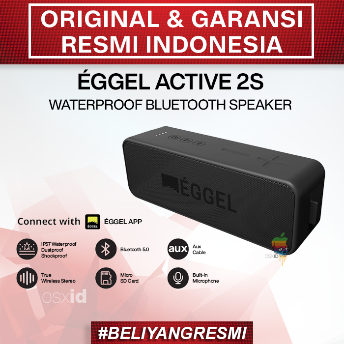 Jual Eggel Active 2S Waterproof Action Portable Bluetooth Speaker ...