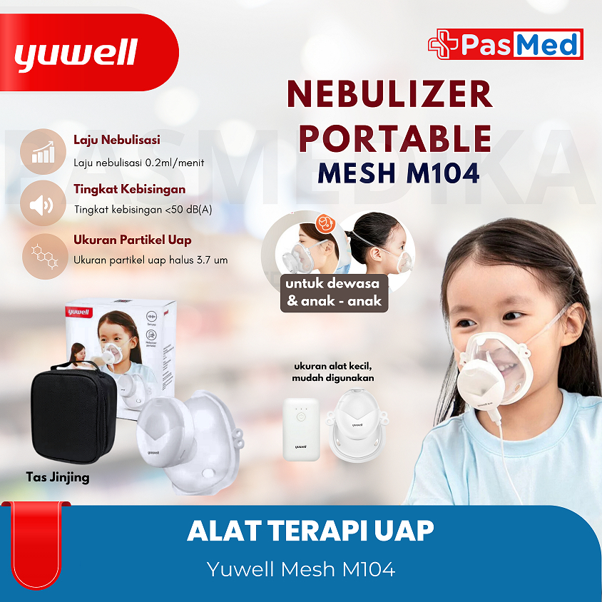 Jual NEBULIZER YUWELL M104 (ALAT UAP) II PASMED | Shopee Indonesia