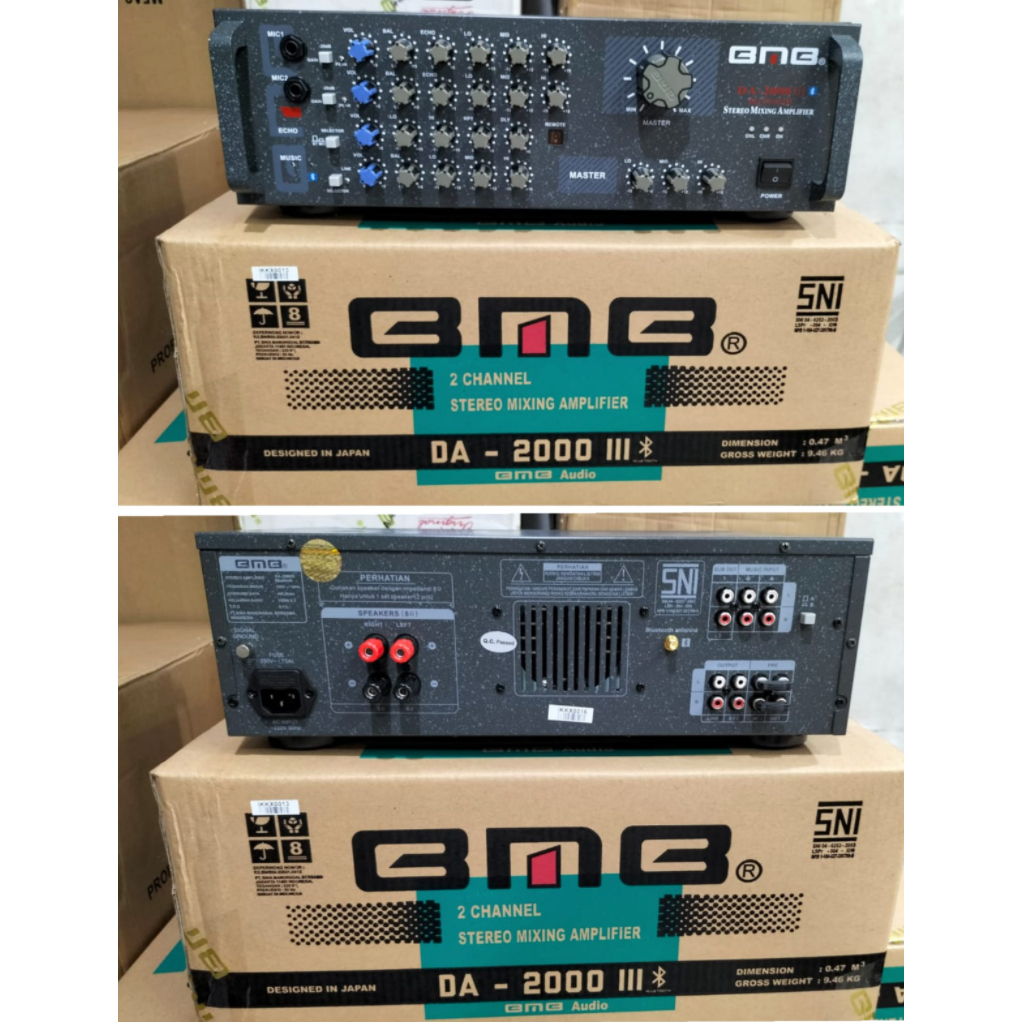 Jual amplifier karaoke BMB DA 2000 III BT ampli bmb bluetooth 300w ...