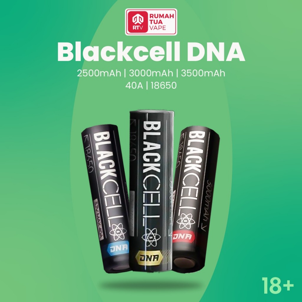 Jual BLACKCELL BATTERY DNA 18650 2500/3000/3500MAH 40A BATTERY | Shopee ...