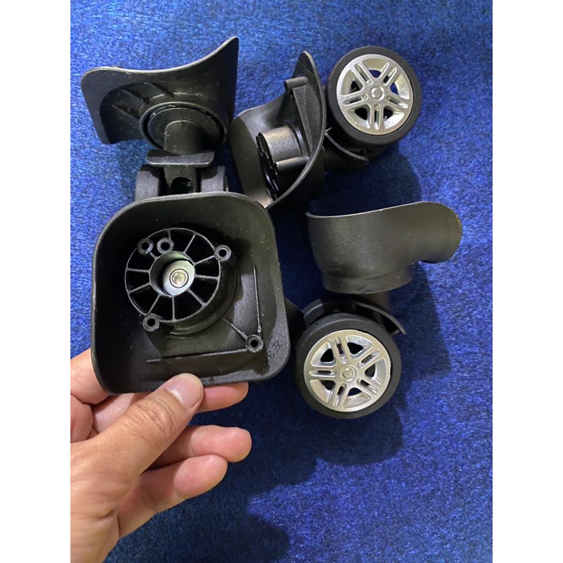 Jual RODA KOPER FIBER 1SET 4PCS DIAMETER 5CM DOUBLE WHEEL 2 KIRI&2 ...