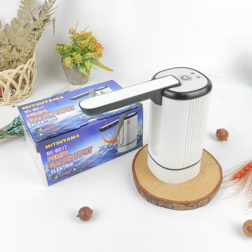 Jual Water Pump Pompa Galon Elektrik Mitsuyama MS-WD17 Dapat di cas ...