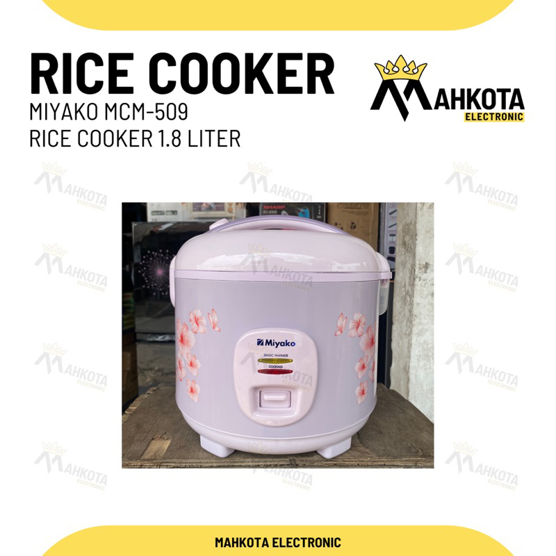 Jual MIYAKO MCM-509 RICE COOKER / MAGIC COM 1.8 LITER | Shopee Indonesia