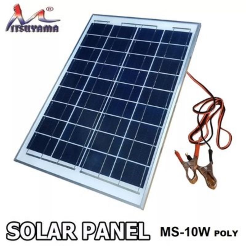 Jual Solar Panel 10W 10 W Cell Surya Charger Aki Baterai Mitsuyama ...