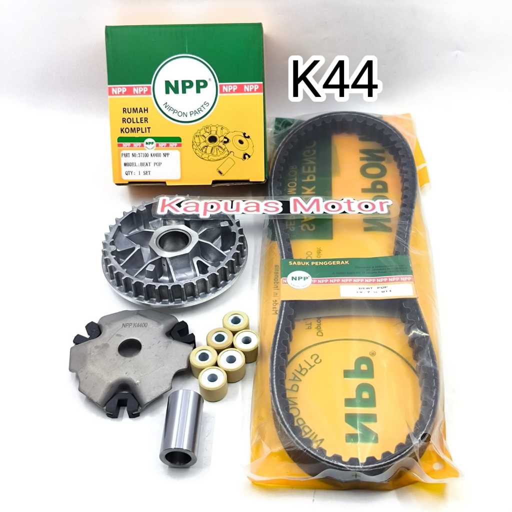 Jual Vanbel vanbelt+rumah roller Assy beat pop scoopy esp vario 110 fi ...