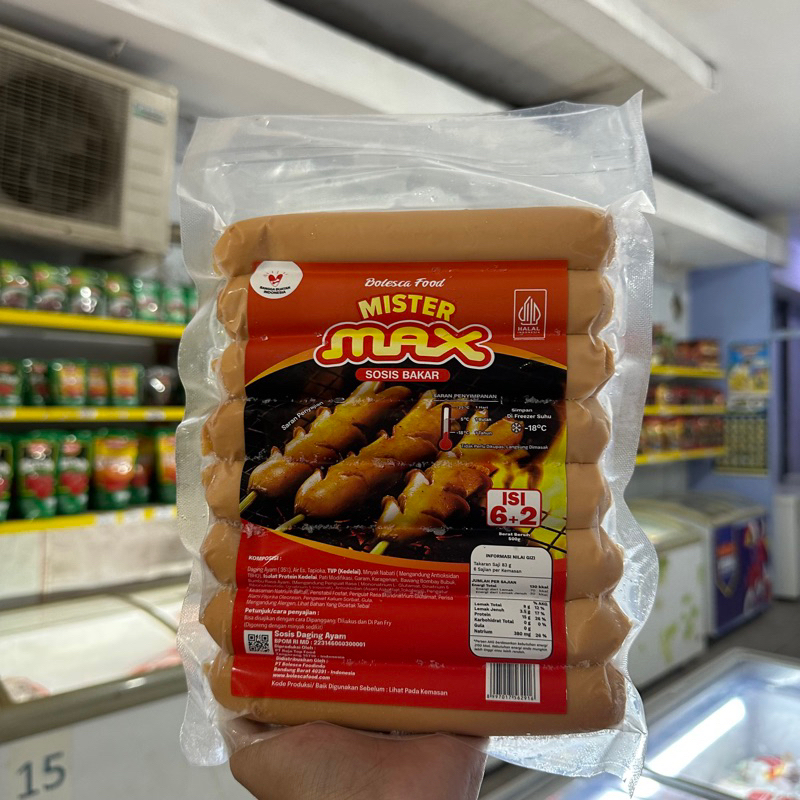 Jual Mister Max sosis bakar mini/jumbo 500g | Shopee Indonesia