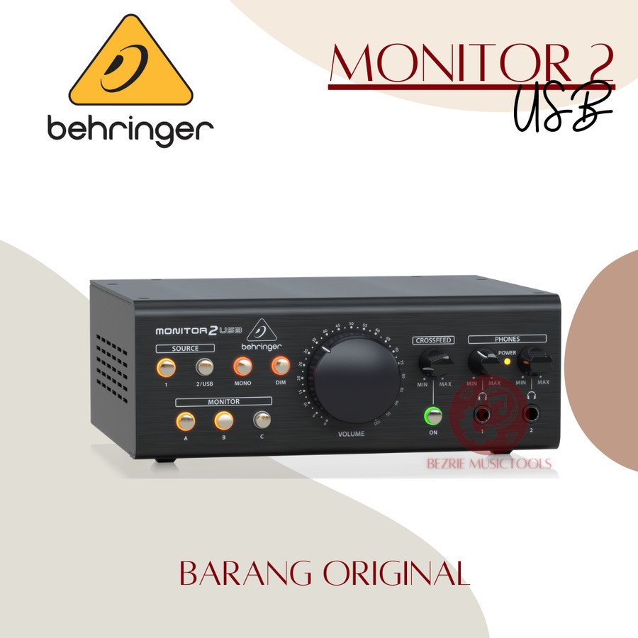 Jual Behringer MONITOR 2 USB Ampli Monitor Controller Audio Interface ...