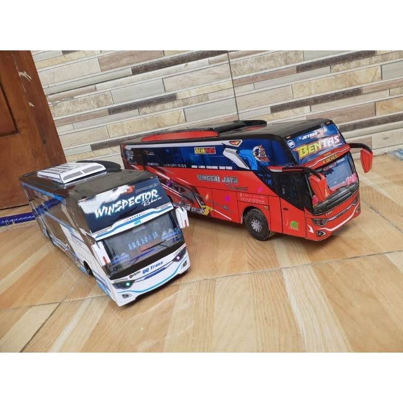 Jual MINIATUR BUS BASURI VIRAL FULL NADA | Shopee Indonesia