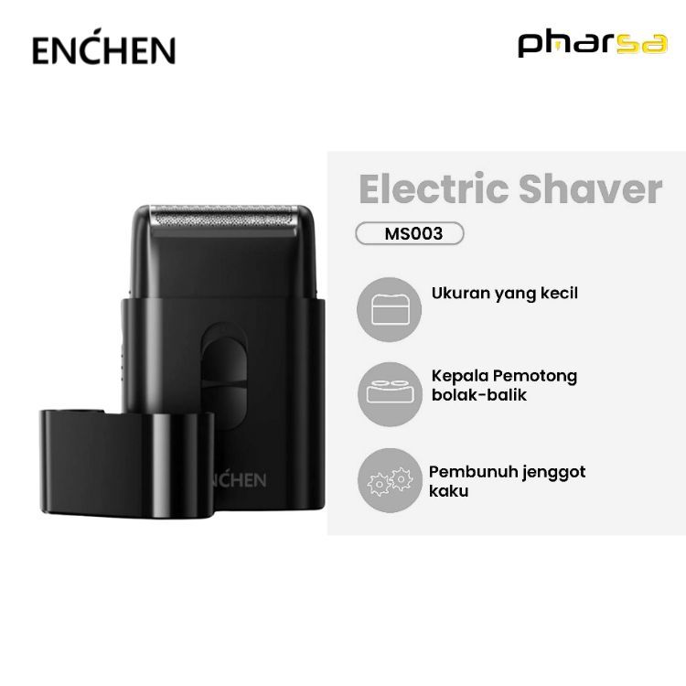Jual [Pharsa] ENCHEN MS003 Alat Cukur Elektrik Kumis Jenggot Portable ...