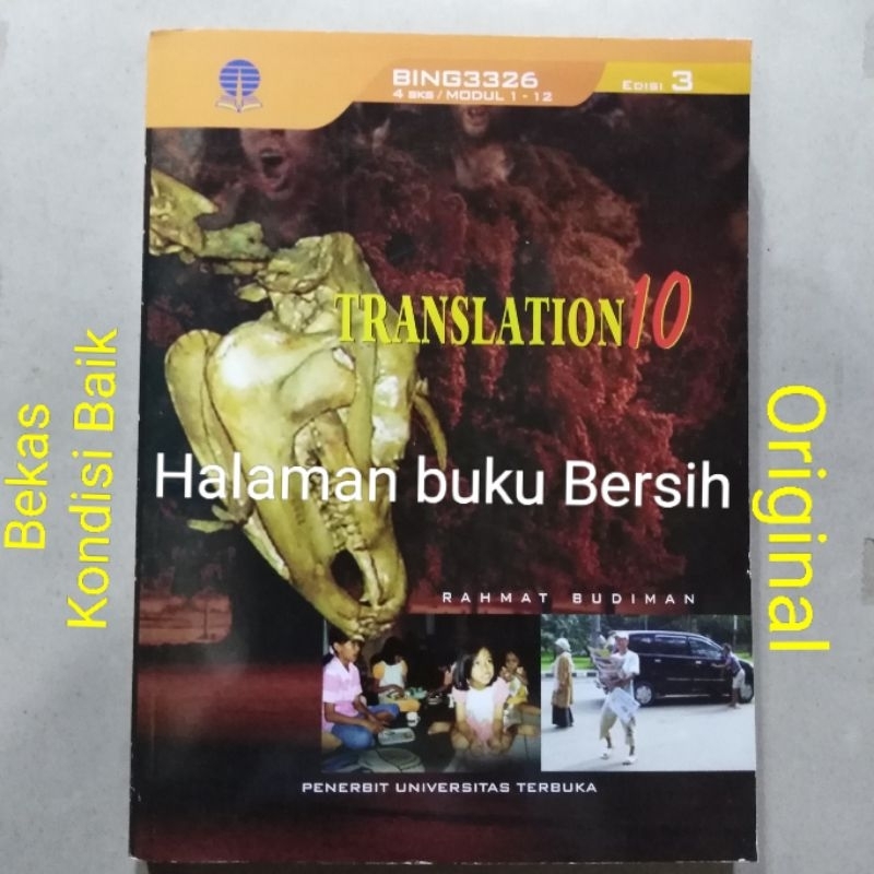 Jual Buku UT Modul 1 - 12 edisi 3 Translation 10 Universitas Terbuka by ...