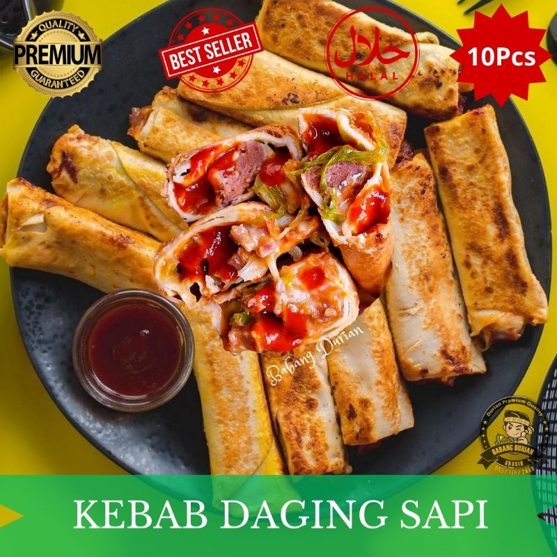 Jual KEBAB DAGING SAPI HALAL ISI 10 PREMIUM KUALITAS RASA SUPER LEZAT ...