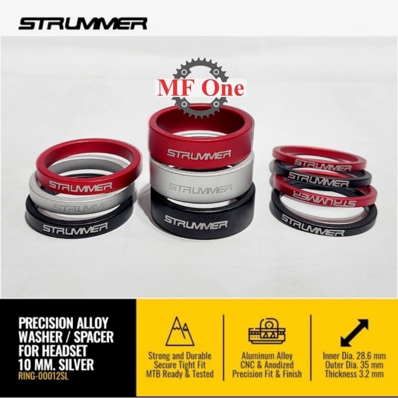 Jual Ring Spacer Alloy Strummer 3mm / 5mm / 10mm / 15mm / 20mm 1cm for ...
