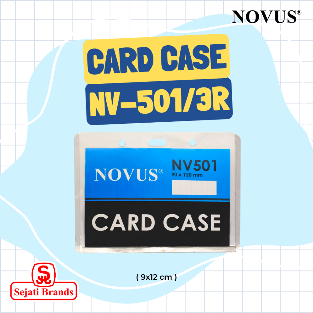 Jual Novus Card Case NV-501/ Kantong ID card/ Plastik Dokumen Ukuran (90 x 120 mm) | Shopee ...