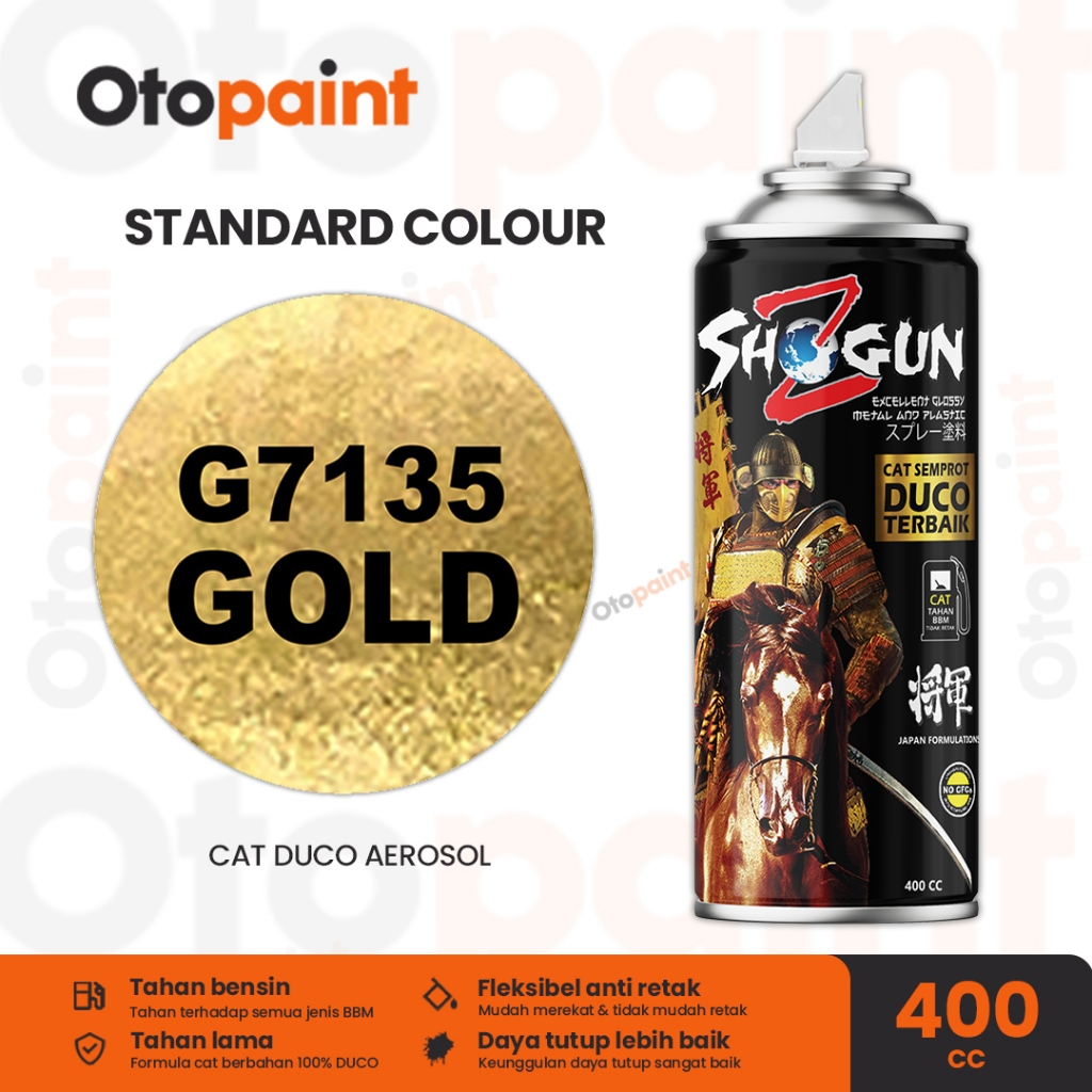Jual OTOPAINT Cat Semprot Pilox Warna Emas | Shogun Z Gold G7135 ...