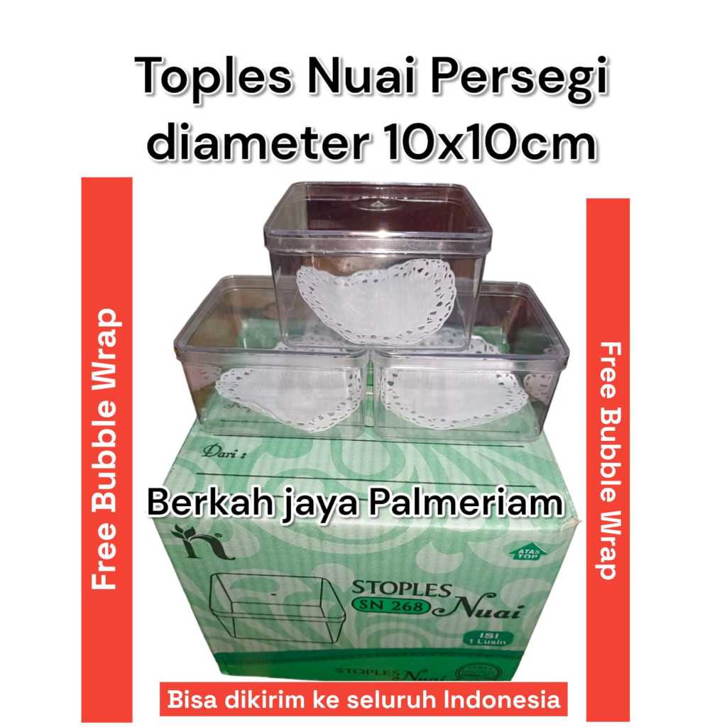 Jual Toples Persegi Merk Nuai Ukuran 10cmx10cm | Shopee Indonesia