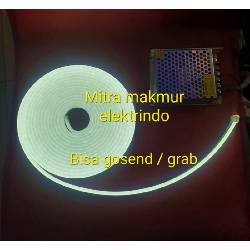 Jual lampu huruf neonflex led 12v dc termurah / lampu neon flex led 12v ...