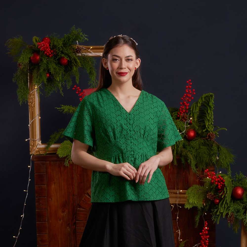 Jual NONA RARA-Ivy Noel T2590,Baju kerja blouse batik wanita modern ...