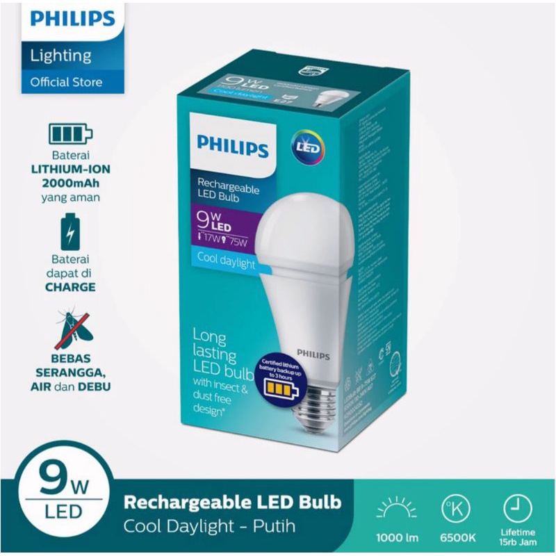 Jual Lampu philips Led emergency 9w promo | Shopee Indonesia
