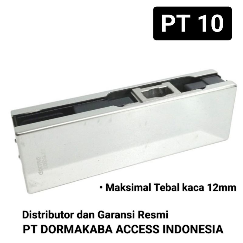 Jual Dorma PT 10/Dormakaba PT10 Penjepit Kaca Bagian Bawah Pintu Kaca ...