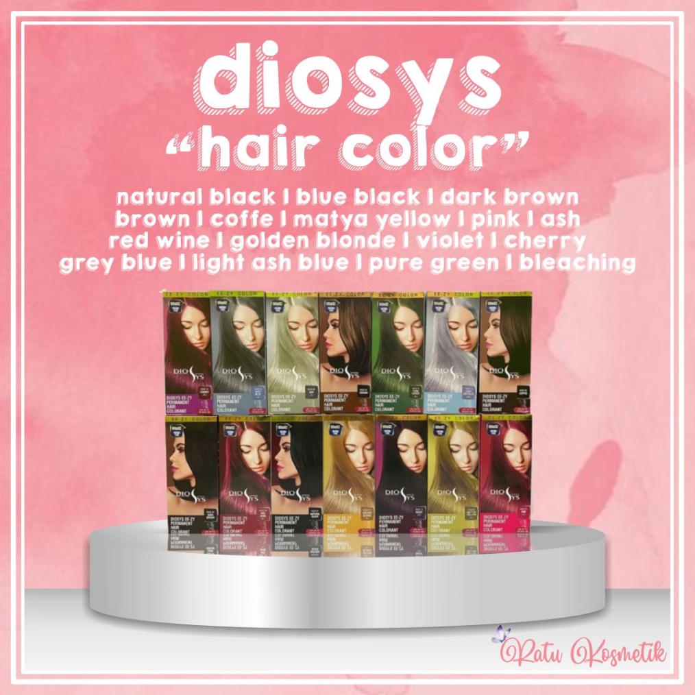 Jual Produk Keren RATU Diosys Hair Color Permanent EE-ZY 100ml | Semir ...