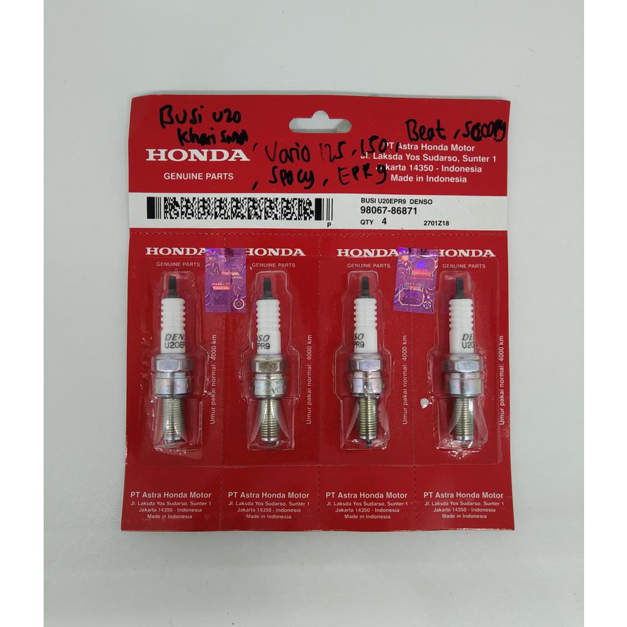 Jual Kode KJG316 Busi U22 Denso Kharisma, Vario (Harga Per4 PCS ...