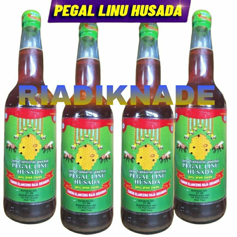 Jual Jamu Pegal Linu Husada Asam Urat Pegal Linu Kemasan Botol plastik ...