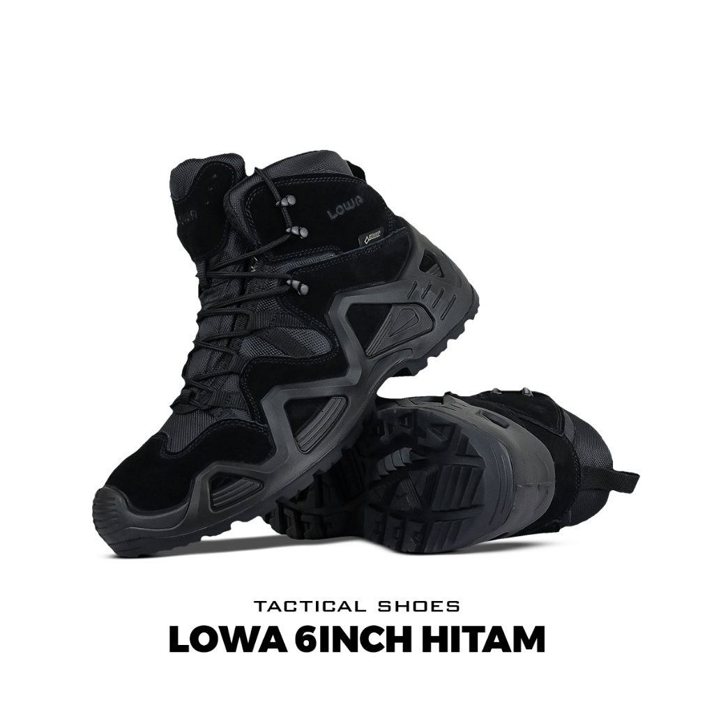 Jual Sepatu Tactical / Outrdoor Lowa China 6-Inch Hitam | Shopee Indonesia