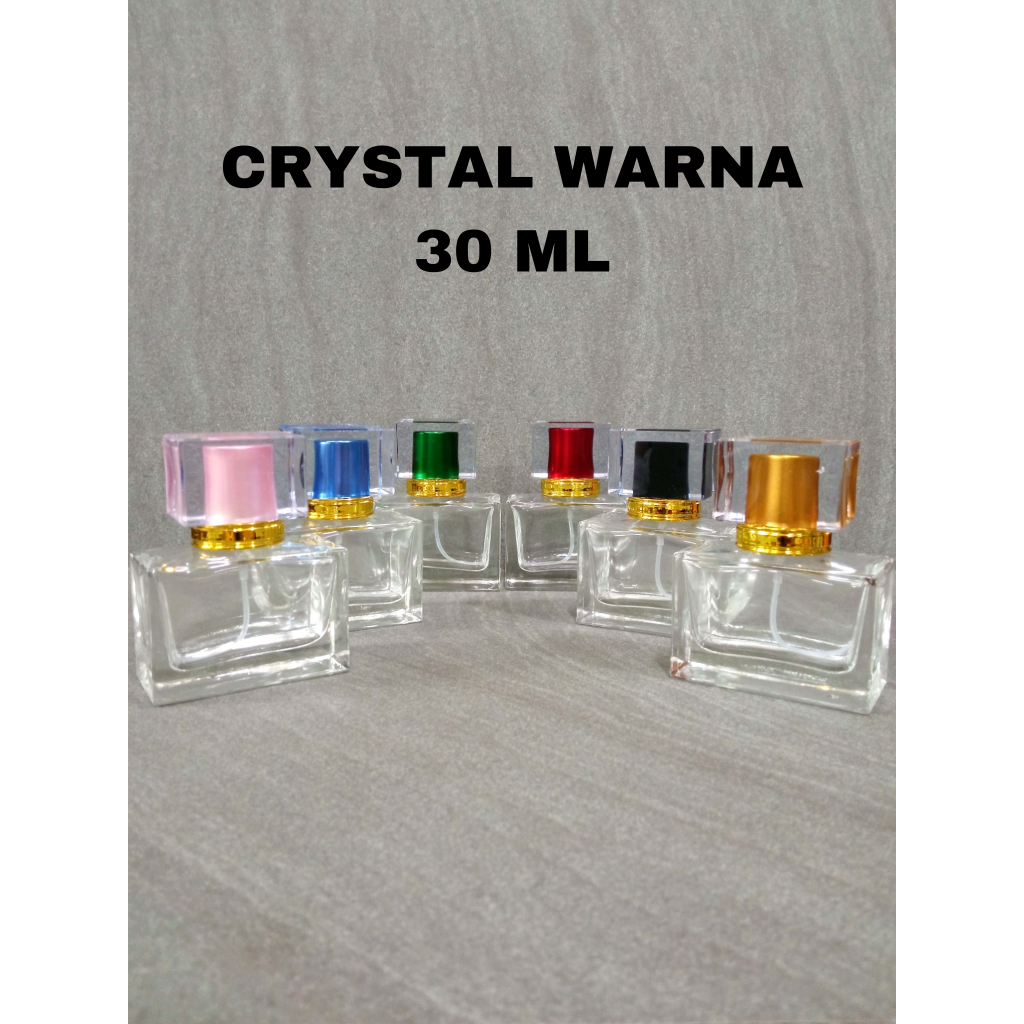 Jual Botol Parfum Crystal Kotak Warna (35 ml) | Shopee Indonesia